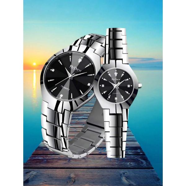 ストラップ素材 : 亜鉛合金表示タイプ : ポインター要素 : カップルスタイル : カジュアル着用時期 : ギフト詳細 : ラインストーン時計の形状 : ラウンドケースの色 : シルバータイプ : 腕時計素材 : 亜鉛合金ケース素材 : ...