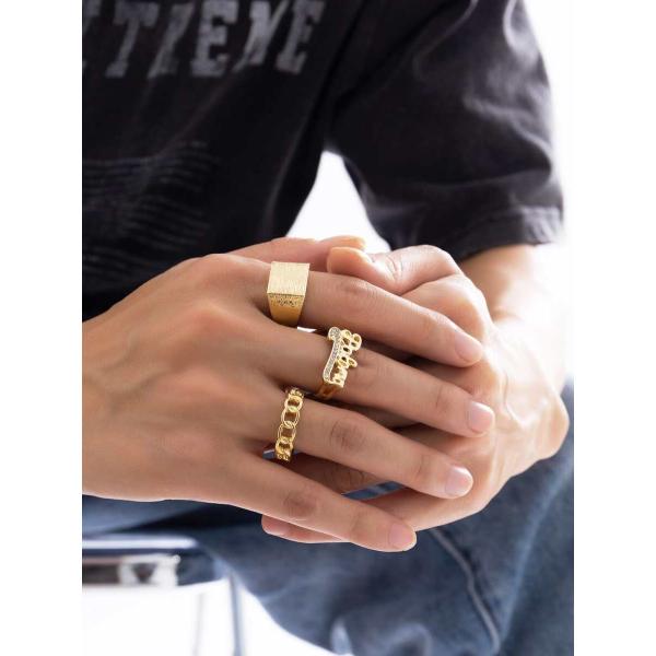 詳細 : ジェムストーン着用時期 : ギフト要素 : レターカラー : Yellow Gold素材 : 亜鉛合金性別 : 男性