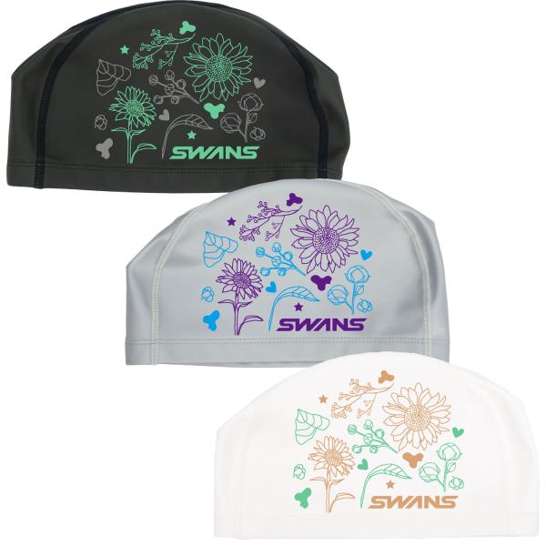 伸縮素材でしめつけを抑え、シリコーンコーティングにより髪が濡れにくく塩素のダメージから髪をまもります。■素材ポリエステル82%、ポリウレタン18%。