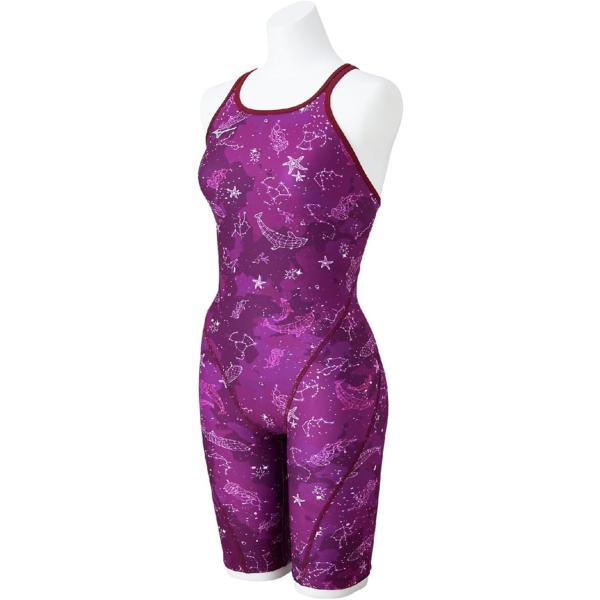 【TERAKAWA AYA COLLECTION】海の生き物を星座風にデザインしました。スイムを楽しむすべての女性に向けたコレクションです。2本のストラップでバックスタイルも女性らしい仕様。競泳選手の練習用に開発されたエクサースーツ。塩素に...