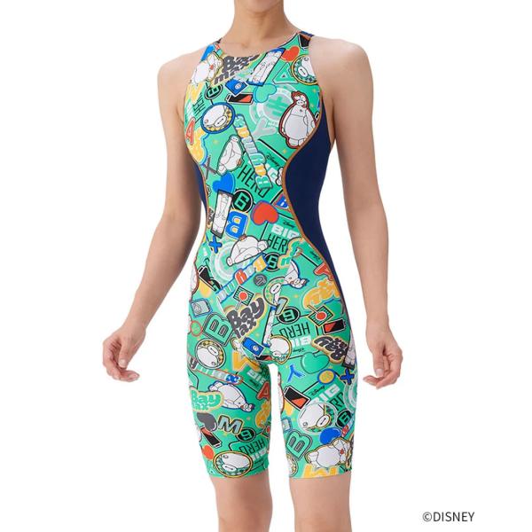 耐久性に優れた TOUGHSUIT（タフスーツ）シリーズの Disney（ディズニー）デザインモデル。環境に配慮したリサイクルポリエステル素材を使用しており、塩素に強く長持ちするため、大会に向けて練習を重ねる頻度が高いスイマーにおすすめのト...