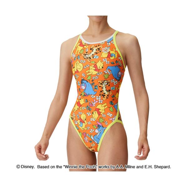 耐久性に優れたTOUGHSUITシリーズのDISNEYデザインモデル。塩素に強く長持ちするため、練習頻度が高く、ハードなトレーニングをこなすスイマーにオススメの水着です。"プーさん" と仲間たちが楽しそうに遊ぶ様子が描かれたデザインです。お...