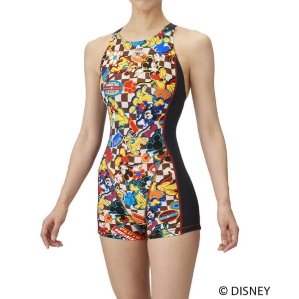 耐久性に優れた TOUGHSUIT（タフスーツ）シリーズの Disney（ディズニー）デザインモデル。環境に配慮したリサイクルポリエステル素材を使用しており、塩素に強く長持ちするため、大会に向けて練習を重ねる頻度が高いスイマーにおすすめのト...