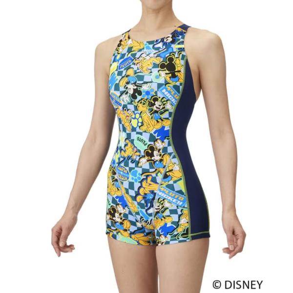 耐久性に優れた TOUGHSUIT（タフスーツ）シリーズの Disney（ディズニー）デザインモデル。環境に配慮したリサイクルポリエステル素材を使用しており、塩素に強く長持ちするため、大会に向けて練習を重ねる頻度が高いスイマーにおすすめのト...