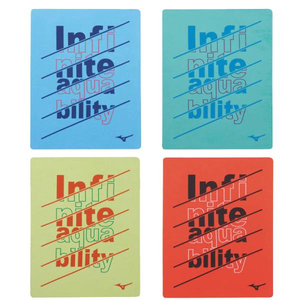「Infinite aquability」ロゴグラフィック。拭いて絞って何度も使える吸水タオル。濡れた肌や髪を軽くポンポンたたくようにするだけですばやく吸水。■素材本体:PVAスポンジ・中芯:ポリエステル。■特徴サイズ:34x44cm。抗菌...