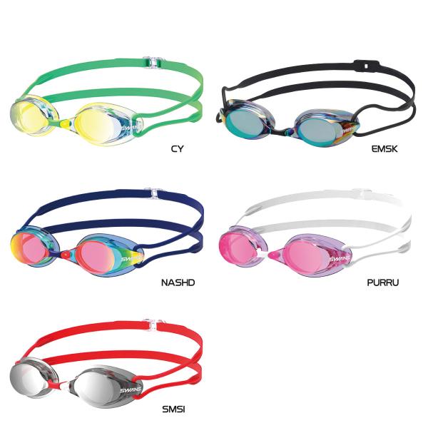 SR-7ブレを抑える波状形状を搭載したノンクッションレーシングモデル＜流水抵抗を低減する波状形状＞流水抵抗　＝　アイカップのブレ水の流れがゴーグルを通過する際にできる渦こそが、アイカップがブレが生じる原因です。ゴーグル表面に波状形状を施すこ...