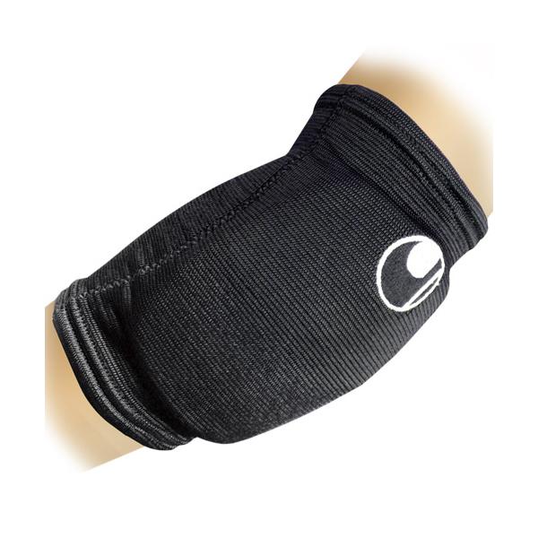 【商品名】エルボーバンデージ【サイズ(肘周り)】S(22-26cm)M(24-28cm)L(26-30cm)【特長】■痛めやすいヒジをソフトにプロテクト■ヒジの形状にフィットする3Dソフトパッド■軽量でフィット感抜群の10mm厚パッド■2個1組