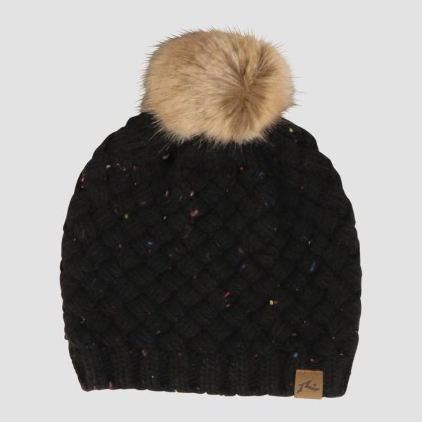 冬のスポーツやお出かけのイチオシアイテムといえばレディース ポンポン付き ニットキャップ。落ち着いた杢ブラックカラーのニットキャップで、ポコポコとした編み模様が可愛いキャップです。スキーやスノボなどのウィンタースポーツの際にはもちろん、秋冬...