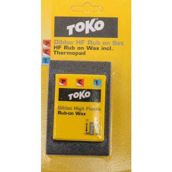 Hard higher fluorinated rub-on universal temperature for all types of snow;Toko Dibloc HF universal rub-on set is a uniq...