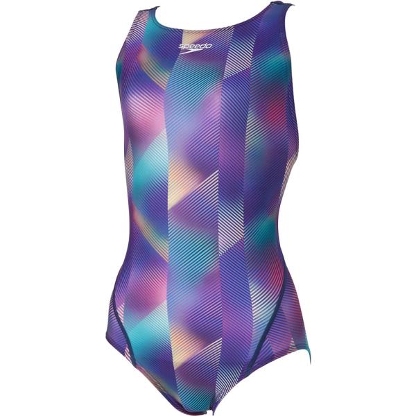 【商品名】フレックスシグマカイコンフォカットスーツ（レディース）【カラー】PBプラム×ブルー【素材】FLEX Σχ（ポリエステル85%、ポリウレタン15%）【特徴】WORLD AQUATICS承認モデルマスターズスイマーのためのレディースコ...