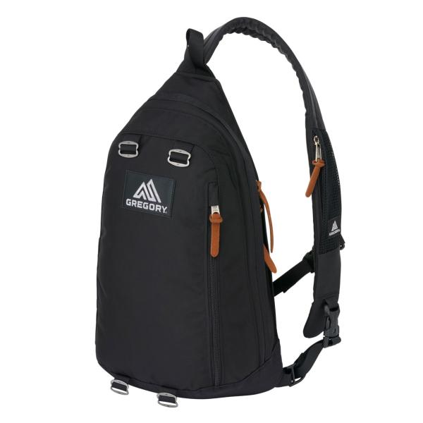【商品名】スピンスリング【カラー】ブラック【サイズ】ワンサイズ/容量10L/重量470g/サイズ45H×24W×14.5Dcm【特長】ティアドロップ型のワンショルダーのスリングパックです。荷物がバックパックを持つほどではない時など、ちょっと...