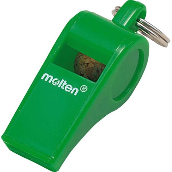 【商品名】molten モルテン ホイッスルmolten モルテン WHISTLE【カラー】WHIG緑【素材】ＡＢＳ樹脂【特徴】カラーバリエーションが豊富なＡＢＳ樹脂製のホイッスル。音の大きさ：１０２ｄｂ（１ｍ）仕様：コルク入り付属品：ロー...