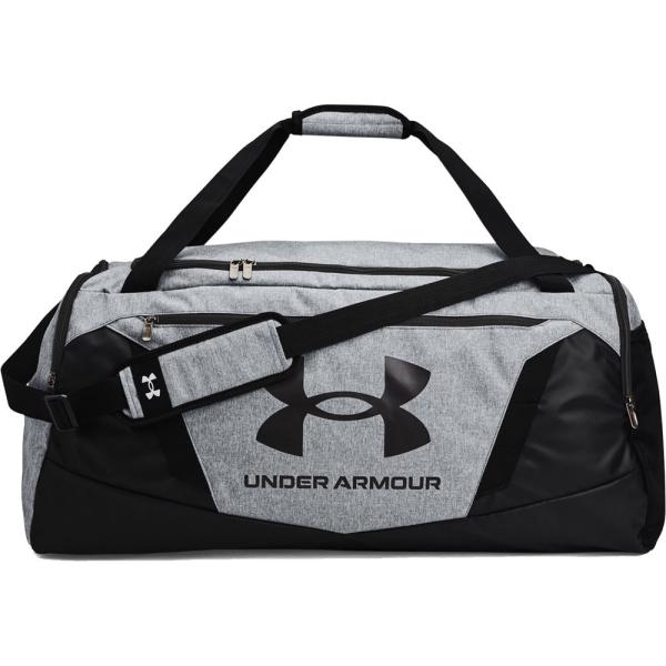 【商品名】UA UNDENIABLE 5.0 DUFFLE BAG L / UAアンディナイアブル5.0 ダッフルバッグ Lサイズ【カラー】012 / Pitch Gray Medium Heather / Black / Black【素材...