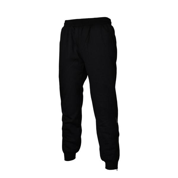 【商品名】SWEAT PANTS【カラー】10BLACK【素材】シープボア（ポリエステル100%）【特徴】裏地にシープボアを使用し、防寒着として機能抜群。左右にポケット付き。裾にファスナー付きで簡単に脱着が可能。