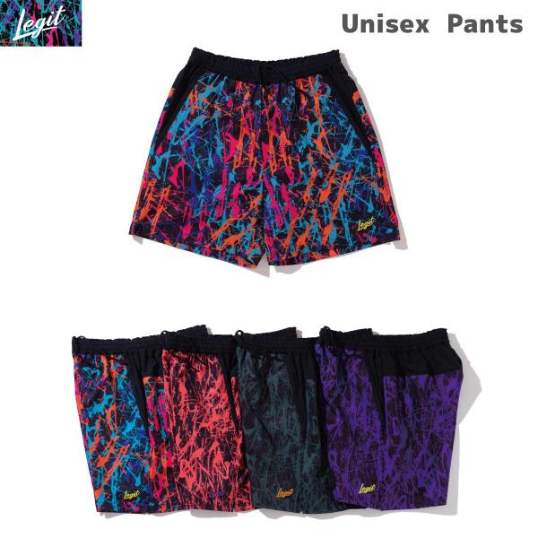 【商品名】NEW ORDER COLORS メンズ レディース ユニセックス バスケットボール バスケ バスケットパンツ バスパン プラクティスパンツ ボトムス・総柄ストレッチ【カラー】MIX ミックスOLIVE オリーブPURPLE パー...