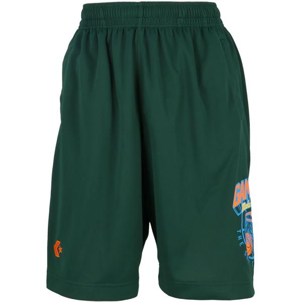 【商品名】Jr.プラクティスパンツ(ポケット付き) ジュニア キッズ 子ども バスケットボール バスケ ミニバス パンツ プラクティスパンツ バスパン ・コンバースのジュニアバスパン。・カレッジロゴをイメージするグラフィック。・柔らかな肌触...