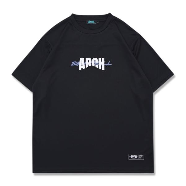 【商品名】Arch rise up tee DRY メンズ レディース ユニセックス バスケットボール バスケ 半袖 Tシャツ 半袖シャツ トップス【カラー】black ブラック【素材】ポリエステル100%【サイズ】サイズ/着丈/身幅/袖丈...