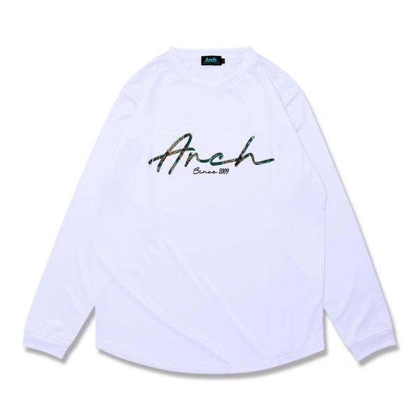 【商品名】 Arch gobelin fabric logo L/S tee DRY ユニセックス バスケットボール 長袖Tシャツ ロングTシャツ ロンT ドライTシャツ 吸汗速乾 トップス 練習着・絵画のように複雑な模様の伝統的な織物技法...