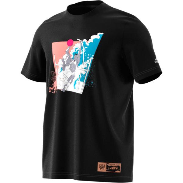 【商品名】D.O.N. ISSUE #2 ギークアップ ジャンプ 半袖Tシャツ / D.O.N. ISSUE #2 GEEK UP JUMP TEE【カラー】ブラック【素材】シングルジャージー(綿100%)【サイズ(cm)】M/身長167-...