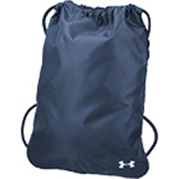 【商品名】UA TEAM SACKPACK【カラー】410 Midnight Navy【素材】ポリエステル100％【特長】・耐久性の高い素材で損耗を防止。・ドローコードで簡単に開閉。・マーキングをしやすいように片面のみのビッグロゴ。