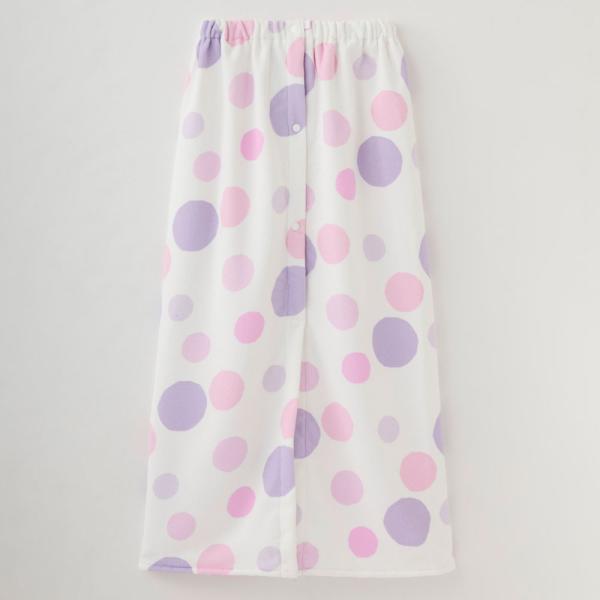 【商品名】ラップタオル 巻きタオル 水泳【カラー】PPL【素材】ポリエステル100%【サイズ】96×120cm【特長】高い吸水性能を持つマイクロファイバー生地を使用。スナップボタン付きで着替えにも便利なサイズです。