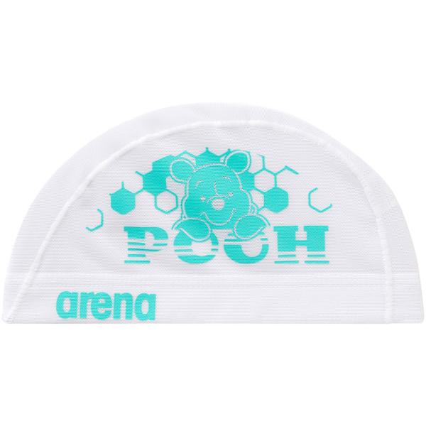 DISNEYデザインモデルのメッシュキャップ。メッシュキャップは、水抜けが良く、ハードなトレーニング中でもムレ感なく、快適に泳ぐことができます。はちみつが大好きな ’プーさん’ に合わせて、ハチの巣をポイントとしたラバーブリントデザインです...