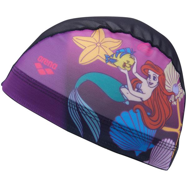 Disney(ディズニー)デザインのメッシュ素材のスイムキャップ。水抜けがよく、ハードなトレーニングでもムレ感がなく快適に泳ぐことが可能。大会に向けて練習を重ねる頻度が高いスイマーにも、ゆったり楽しくプールで泳ぎたいスイマーにもおすすめ。映...