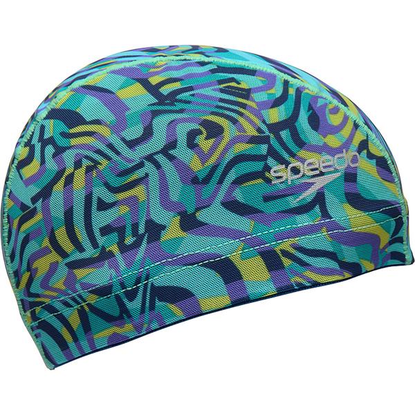 トレーニングに重宝するSpeedoの定番メッシュキャップです。頭フィットしやすいしっかりとした生地感。迷路をイメージした絶妙な色彩のグラフィック柄。スイムウエアと同柄展開です。※1点1点プリントの見え方が異なりますので、あらかじめご了承くだ...