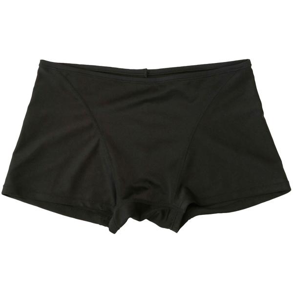 ボックスタイプのメンズインナーショーツ。足の付け根に沿ったラインにすることで、収まりが良く、足が動かしやすい仕様。股下のマチで良いホールド感と脇の切り替えがないことで良いフィット感を実現。インナーのついていない水着を着用するときにおススメ。...