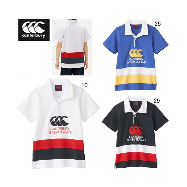 【Fabric】本体：コットン60％　ポリエステル40％ 衿：コットン100％クラシカルなビッグロゴを大胆に配したキッズサイズの半袖ラグビージャージです。ニュージーランドで生まれたディティール、仕様を継承し、コットンにポリエステルをブレンド...