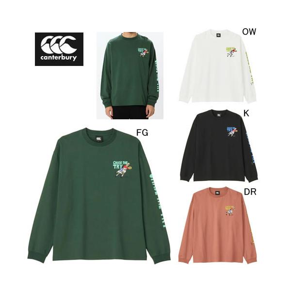 本体：コットン100％程よい肉厚感の天竺を使用したロングスリーブTシャツです。 シルエットは、身幅やアームホールに余裕を持たせたボックスタイプで、イラストレーター小松みどりさんによるポップな色合いとシュールなデザインでラグビーシーンを表現し...