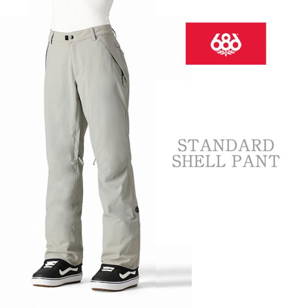 日本正規品 スノーボード ウェア パンツ シックスエイトシックス 686 STANDARD PANT Lt Grey レディース 24-25 爆買