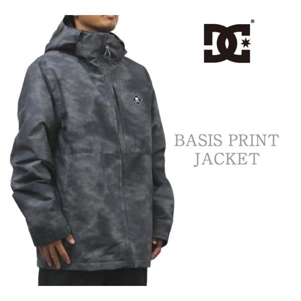 日本正規品 スノーボード ウェア ジャケット ディーシー DC BASIS PRINT JACKET XKSS メンズ 24-25 爆買