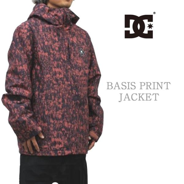 日本正規品 スノーボード ウェア ジャケット ディーシー DC BASIS PRINT JACKET XKRM メンズ 24-25 爆買