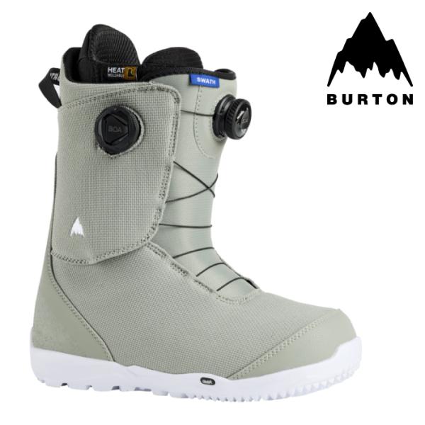 爆買 日本正規品 スノーボード ブーツ バートン BURTON MENS SWATH BOA Talc Green スワス ボア メンズ 25-26