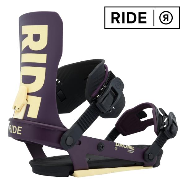 日本正規品 スノーボード ビンディング ライド RIDE DRONE MENS Purple ドローン バインディング メンズ 25-26 爆買