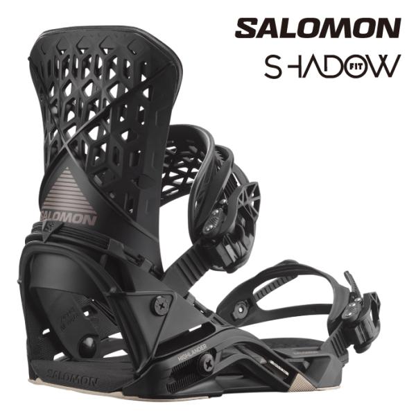 日本正規品 スノーボード ビンディング サロモン SALOMON HIGHLANDER Black ハイランダー バインディング メンズ レディース 25-26 爆買