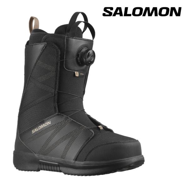 爆買 日本正規品 スノーボード ブーツ サロモン SALOMON TITAN BOA Black タイタン ボア メンズ 25-26