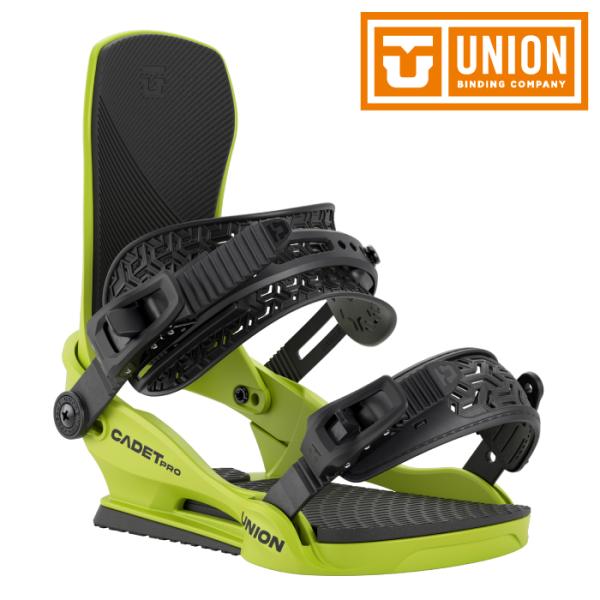 日本正規品 スノーボード ビンディング ユニオン UNION CADET PRO Cyber Lime キャデット プロ バインディング キッズ ユース 子供 25-26 爆買