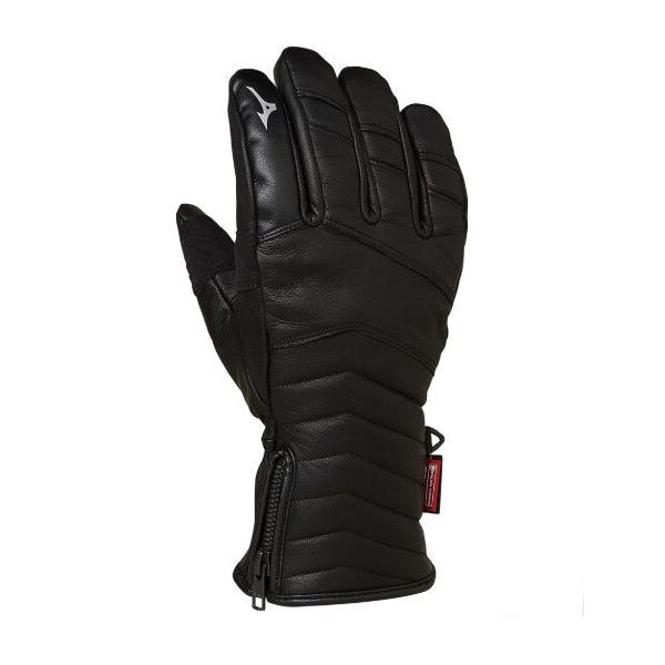 ブレスサーモ×GOREで濡れにくく、あたたかい、握りやすい5本指グラブカラー　09ブラックサイズ　LL（25.5〜26.5cm）素材 表地本体　やぎ革指マチ・掌部　合成皮革裏地：ナイロン100％中綿：ポリエステル100％甲部内側芯地：ポリエ...