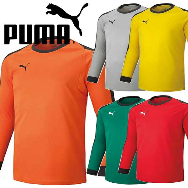 【PUMA-プーマ】　サッカー用品フットサル用品 サッカーウエア フットサルウエア GKシャツ ゴールキーパーシャツ GKウェア ゴールキーパーウェア GKユニホーム GKユニフォーム キーパーユニホーム 上 メンズモデル 男性用モデル ユ...