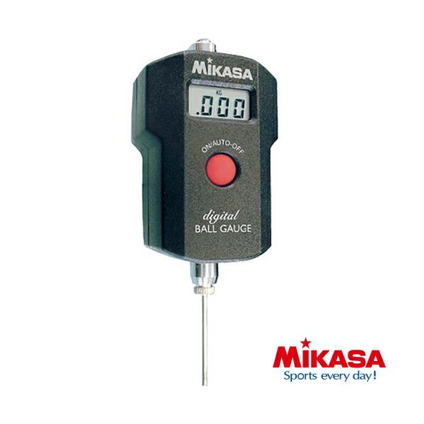 【MIKASA-ミカサ】　バレーボール バスケットボール サッカーボール ハンドボール ラグビーボール フットサルボール ハンドボール 空気圧計 圧力計 エアゲージ・ボール専用圧力計　空気を抜くことができます。・圧力単位はボタンで4種類に切...