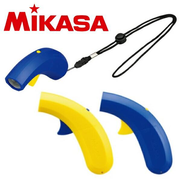 【MIKASA-ミカサ】　サッカー フットサル バレーボール バスケットボール ハンドボール 審判 レフリー ホイッスル フエ ふえ 笛 ブザー 体育 授業 運動 陸上 運動会●電子ホイッスル　【EBEAT】手にフィットしやすい曲線形状。軽...