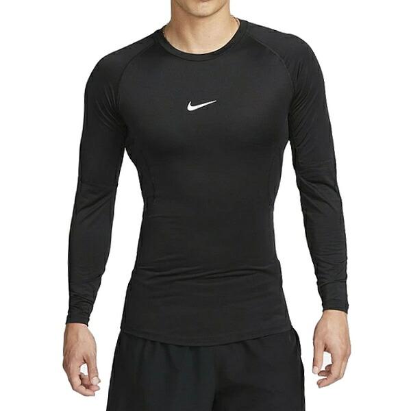 【NIKE-ナイキ】　サッカーウェア フットサルウェア スポーツウエア インナーシャツ アンダーシャツ コンプレッションシャツ レイヤードシャツ 長袖インナー ロングインナーシャツ フィットインナー 重ね着 メンズモデル 男性用モデル ユニ...