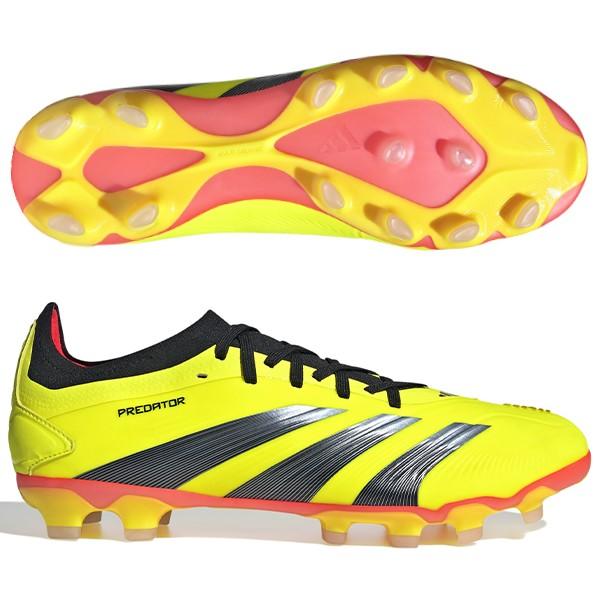 【adidas-アディダス】　サッカー用品 サッカーシューズ サッカースパイク くつ クツ 靴 固定式 2024春夏モデル メンズモデル 男性用モデル ユニセックスモデル 男女兼用モデル 大人用●プレデター　リーグ　LEAGUE　L　HG/...