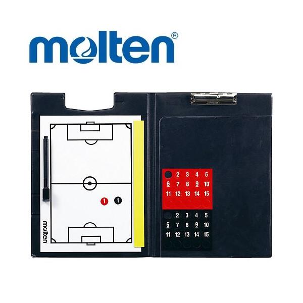 【molten-モルテン】　サッカー用品/サッカーグッズ/チーム用品/作戦盤/作戦番/作戦板/作戦ボード/コーチボード●サッカーコート　バインダータイプ作戦盤【付属品】　マグネットコート（SBFMM）、ペン（黒）（SBMP）、メンバー表示用...