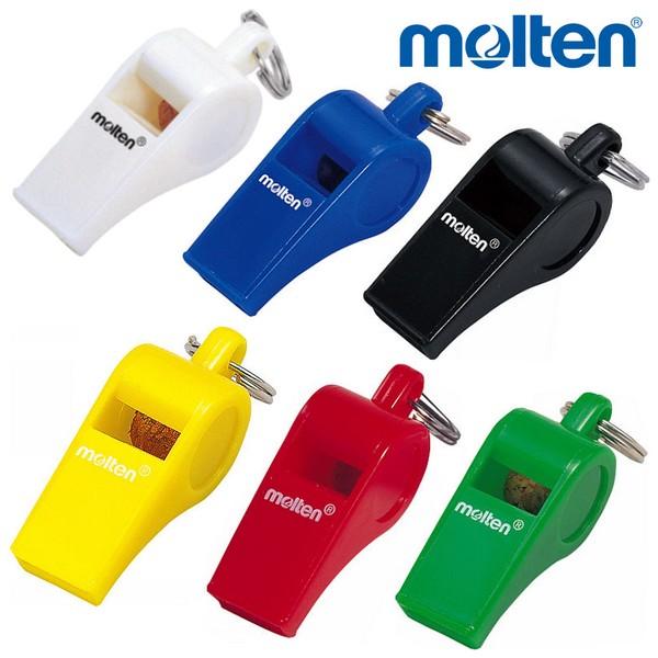 【molten-モルテン】　サッカー/フットサル/バレーボール/バスケットボール/ハンドボール/審判用品/レフリー用品/レフリーグッズ/ホイッスル/フエ/ふえ/笛●ホイッスルロープ付き、コルク入りタイプホイッスル。※こちらの商品はメーカー取...