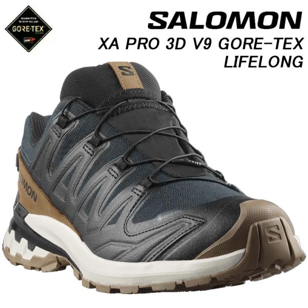 不朽のトレイルシューズに新しい解釈を採り入れた XA Pro 3D V9 GORE-TEX Lifelong。壊れにくく、安定性と耐久性、サポート性抜群で、独自のラグパターンと全地形対応の Contagripによる抜群のグリップと GORE...