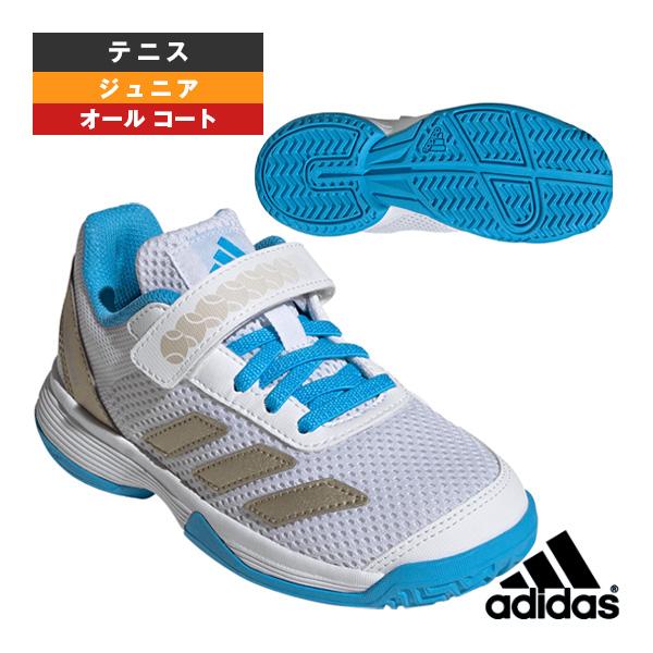 アディダス テニスシューズ コートフラッシュ COURT FLASH K CF C オールコート ジュニア JP6686「テニス・ソフトテニス・バドミントン・野球・ソフトボール・卓球・ランニング専門店」