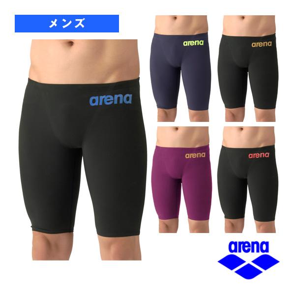 アリーナ 水泳ウェア（メンズ/ユニ） レーシングスパッツ ハーフレッグ メンズ AS6SRC12M「テニス・ソフトテニス・バドミントン・野球・ソフトボール・卓球・ランニング専門店」